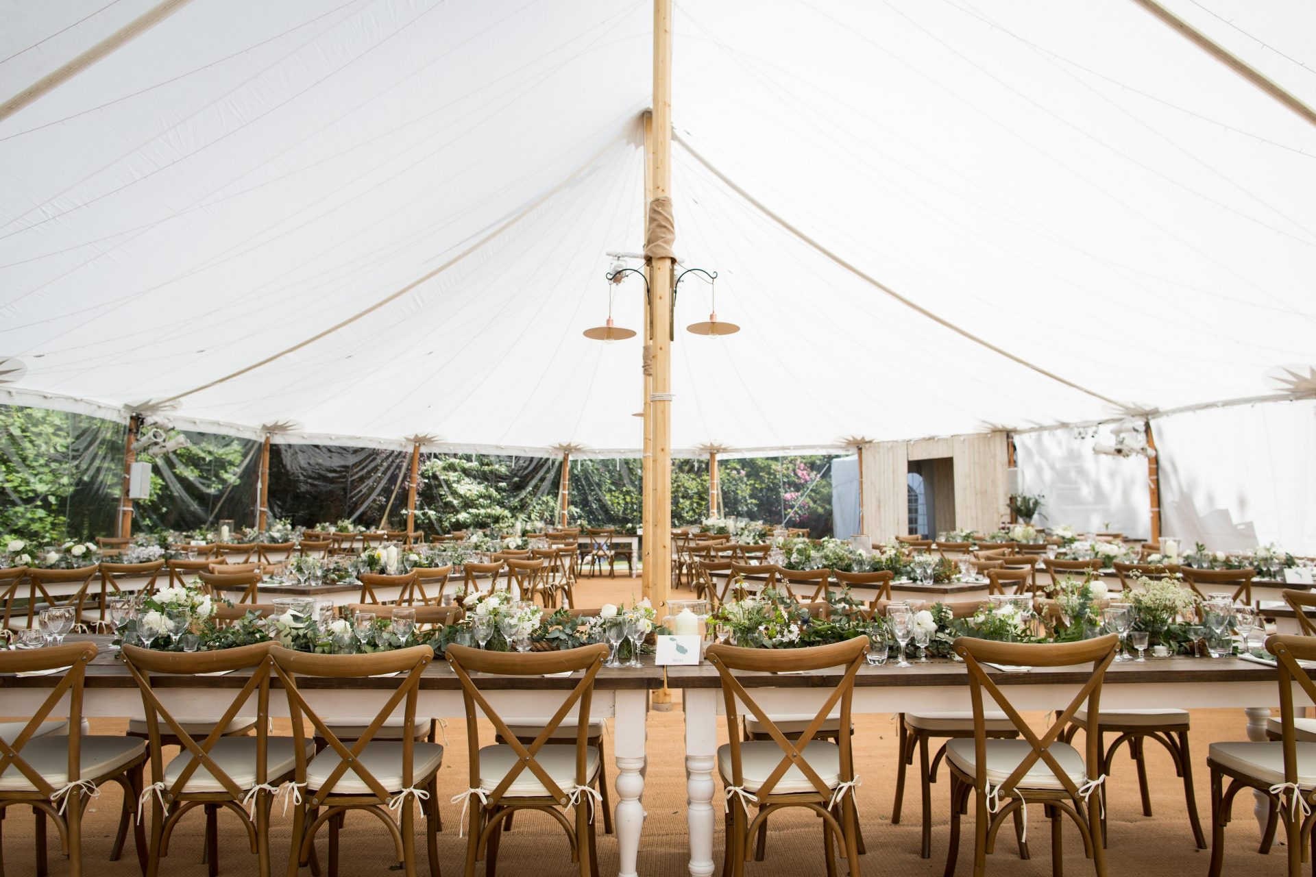 Wedding Marquee Sailcloth Tent - Shades
