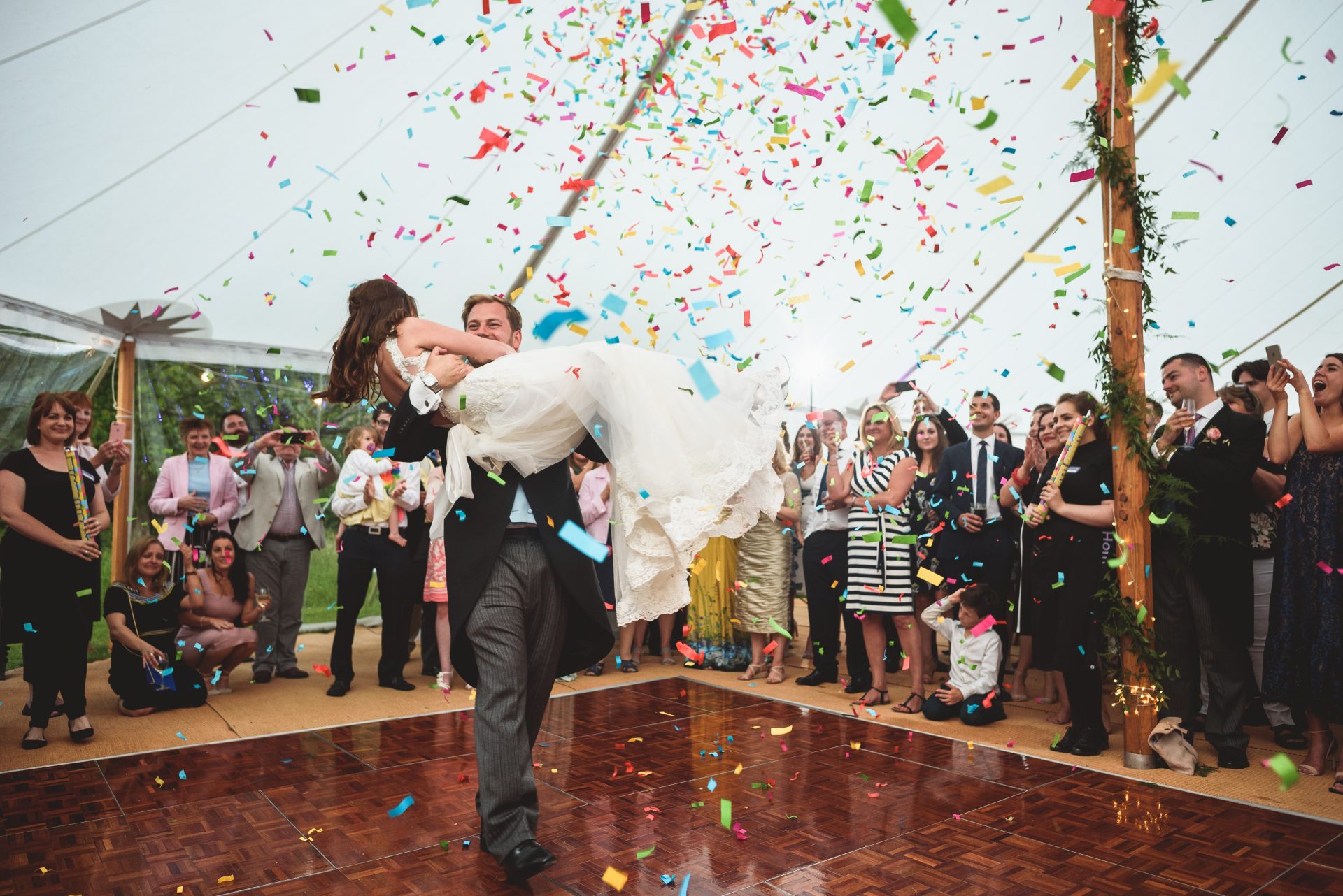 Stunning Sailcloth Marquee Wedding | Falconhurst, Kent
